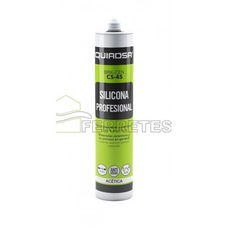 SILICONA CS-45 NEGRA 300 ml. RAL 9011